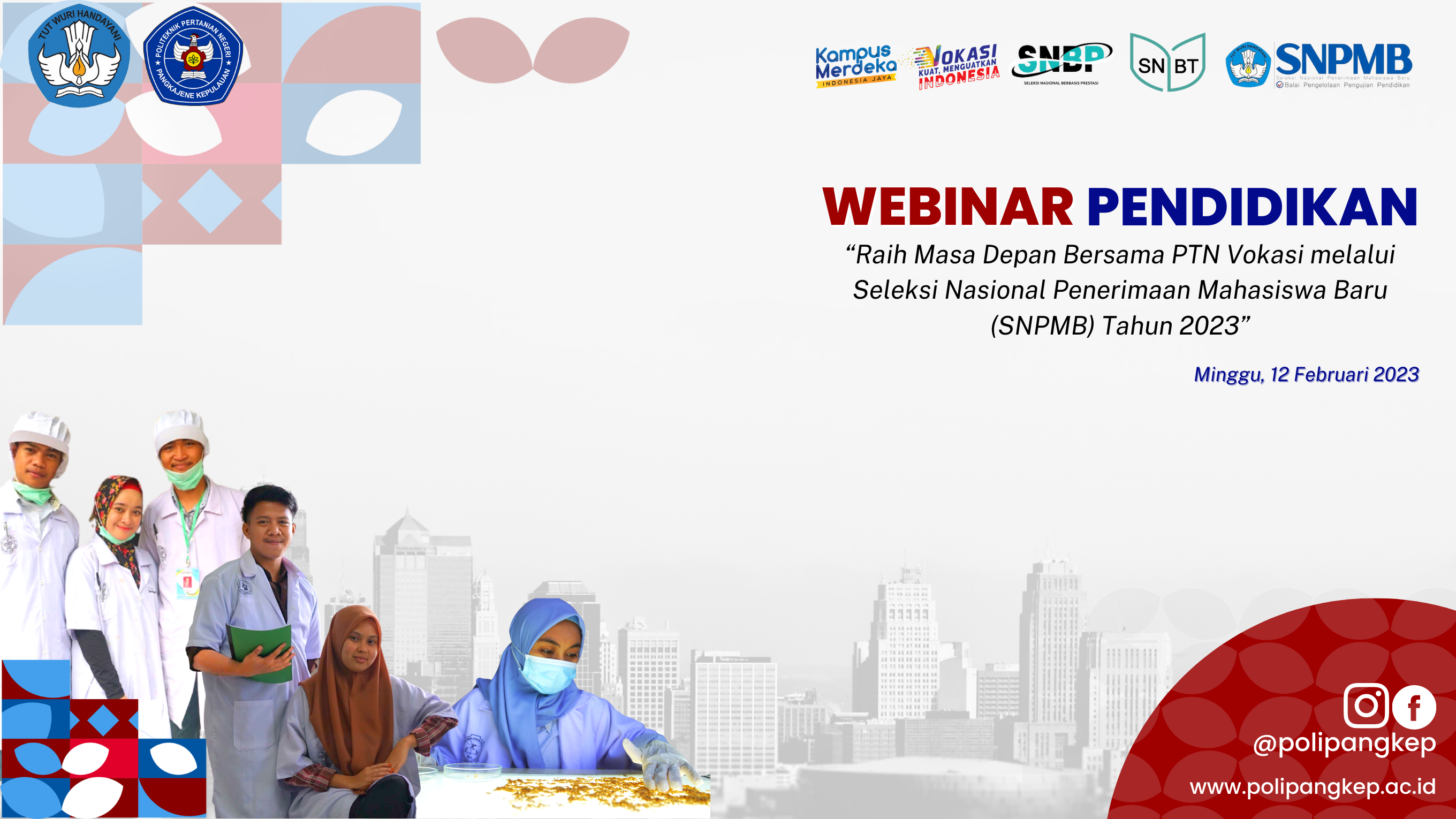 [Live] Webinar “Raih Masa Depan Bersama PTN Vokasi” Pada Tanggal 12 ...
